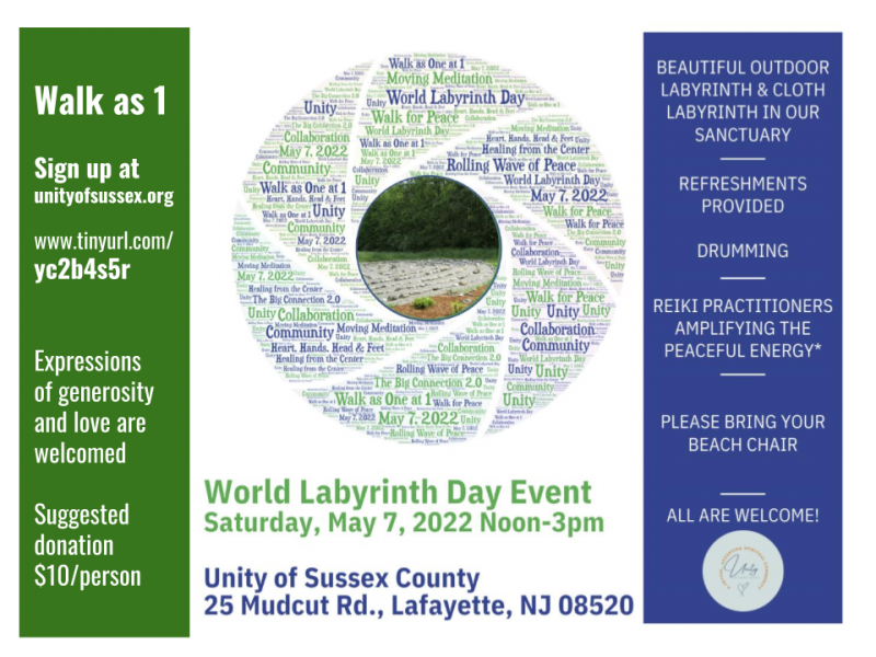 World Labyrinth Day Event - Unity of Sussex | Unity of Montclair