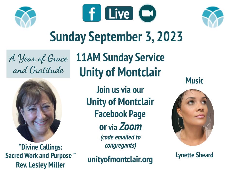 Sunday Service with Rev. Lesley Miller | Unity of Montclair