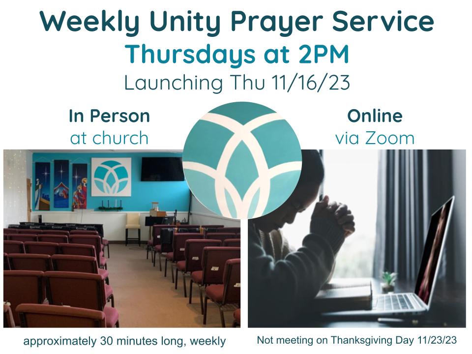 Weekly Prayer Service | Unity of Montclair